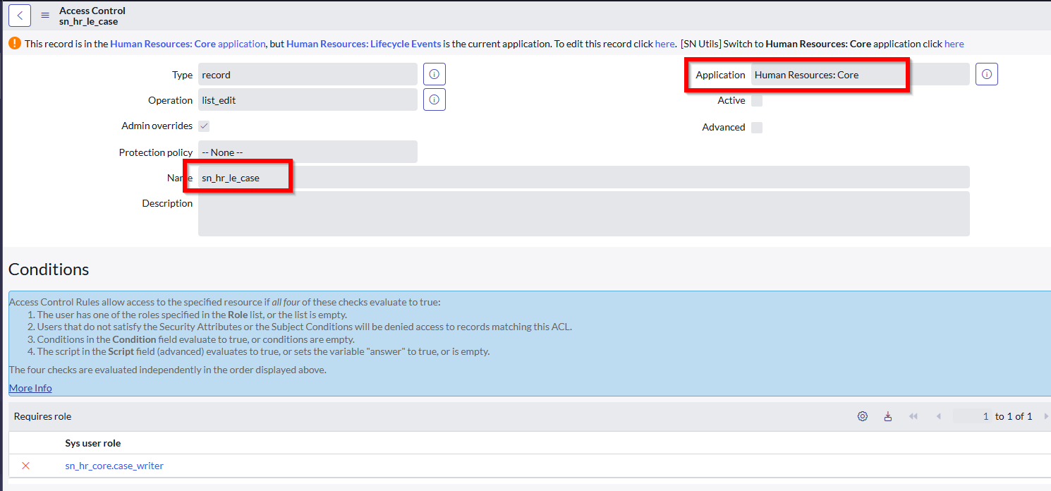 Inline list editing on the HR Lifecycle Events Case table in ServiceNow ...
